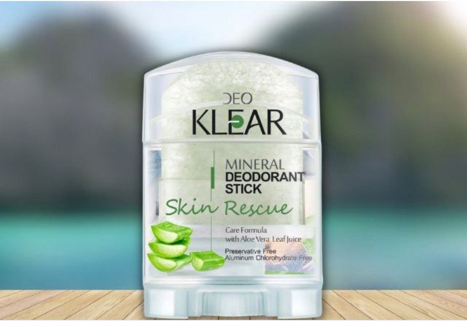 Lăn nách đá khoáng cao cấp KLEAR Thái Lan 70g